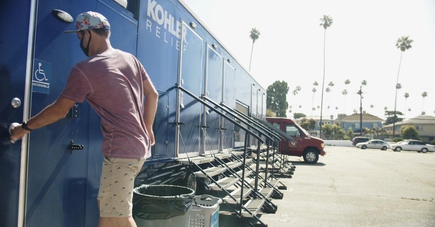 Community Hygiene Program | Kohler Mobile Shower | Adventist Health Story